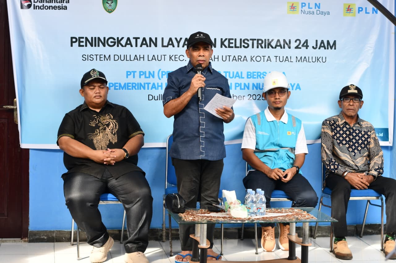 Wawali Kota Tual Resmi Peluncuran Pelayanan Listrik 24 Jam di Ohoi Dullah Laut – Mediator Maluku ...